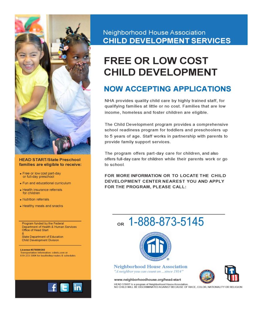 Head Start Recruitment – Neighborhood House Association